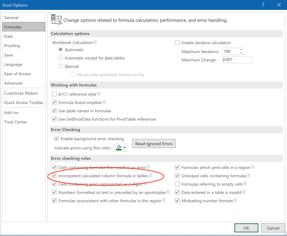 Hide Ignore Errors In Flexcel Report Tms Flexcel For Vcl And Fmx Tms