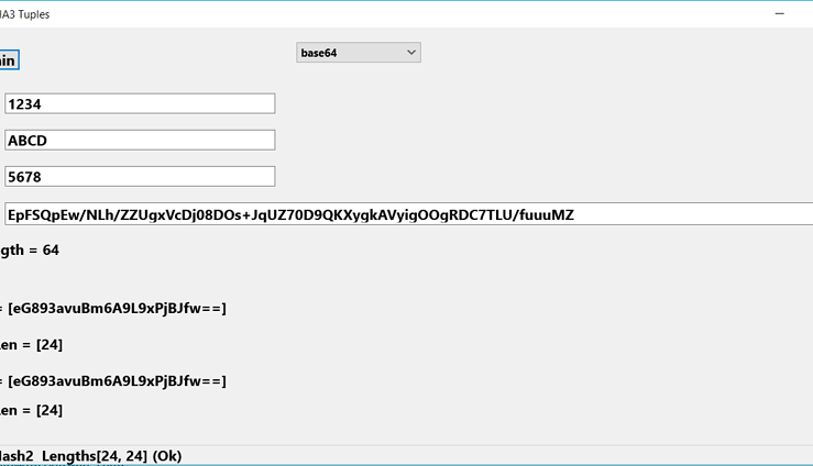 TSHA3Hash.TupleHash - TMS Cryptography Pack - TMS Support Center