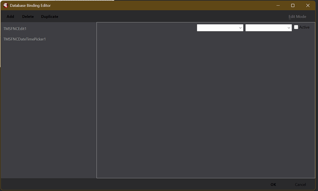 TFNCDAtaBinder in dark mode - TMS FNC Core - TMS Support Center
