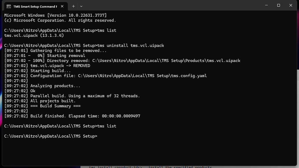 Smart Setup with more than 1 CBulder version installed - TMS Smart Setup - TMS Support Center