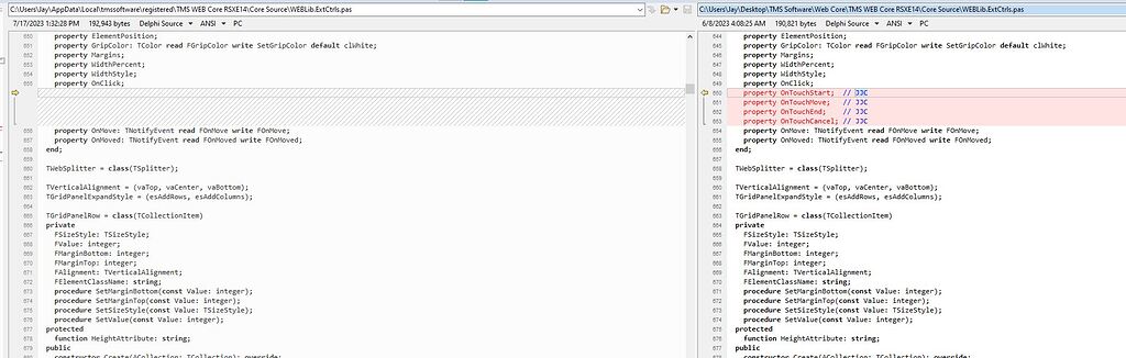 Add On Touch Events To Ui Controls So Web Core Apps Can Also Be Used On Tablets Such As Ipad