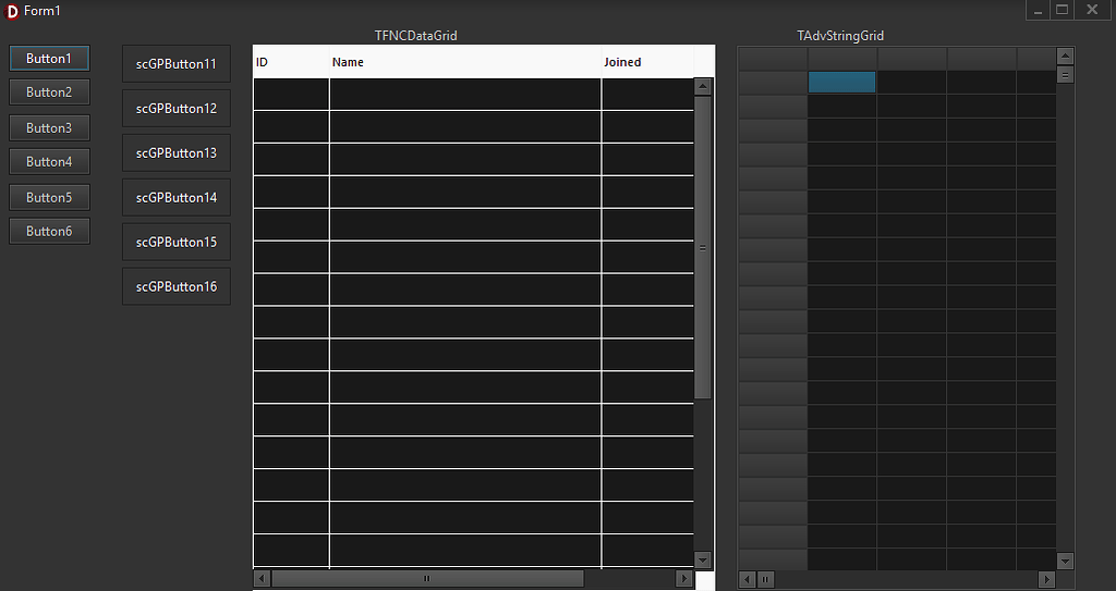 TFNCDataGrid not adapting to VCL styles - TMS FNC UI Pack - TMS Support Center