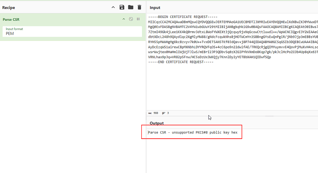 TMS Crypto Pack Beta 5.0.3: Unsupported PKCS#8 Public Key Hex Error in CSR - TMS Cryptography ...