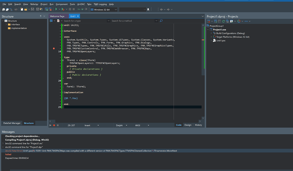 File version problem - TMS FNC Maps - TMS Support Center