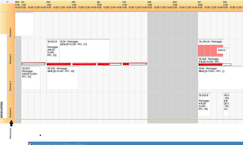 Planner timeline and completition - TMS VCL UI Pack - TMS Support Center