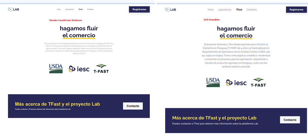 Render template - TMS WEB Core - TMS Support Center