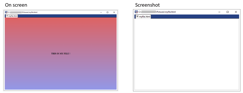 TAdvWebBrowser screenshot issue - TMS VCL UI Pack - TMS Support Center