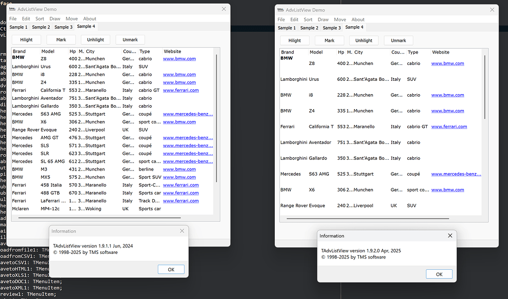 TAdvListView ItemHeight issue on high-DPI display - TMS VCL UI Pack - TMS Support Center