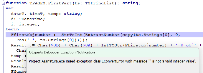 Error On Sign With TPAdES Some PDF Files TMS Cryptography Pack TMS 