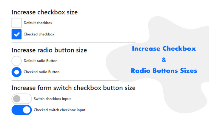 How to make the box in a TWebCheckbox larger with Bootstrap 5.2.3 - TMS WEB Core - TMS Support ...