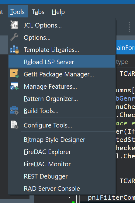 Code Completion not showing component properties in Delphi 12 Web Core projects - TMS WEB Core ...