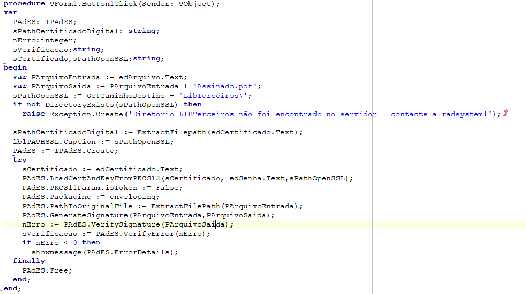 Error On Sign With TPAdES Some PDF Files TMS Cryptography Pack TMS 